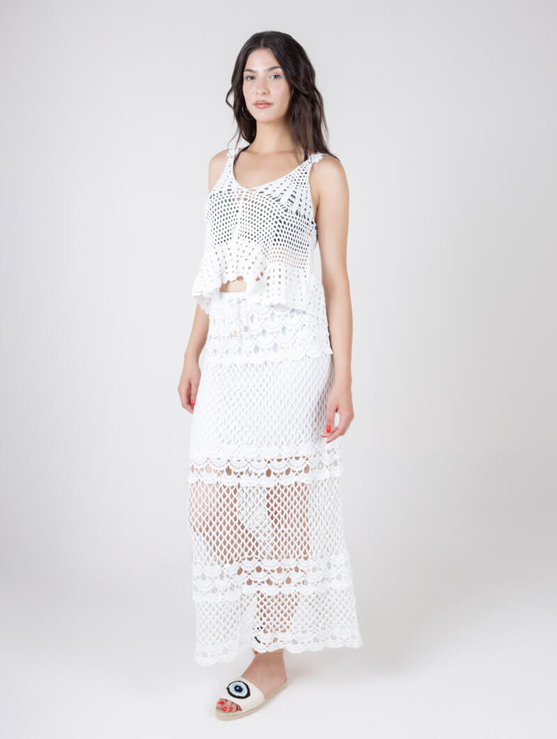 ROSACE - Ensemble en crochet