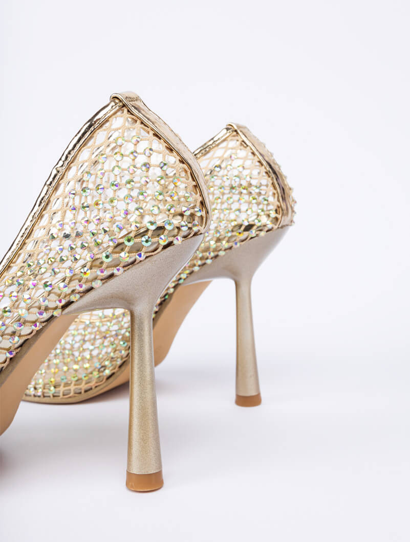 ROSACE - Escarpins à strass