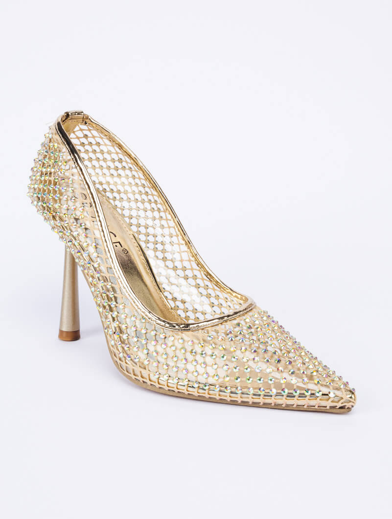 ROSACE - Escarpins à strass