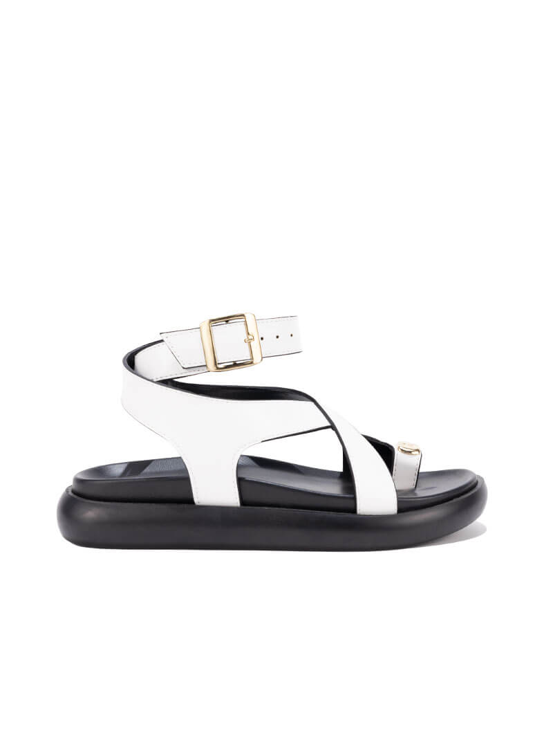 ROSACE - Sandales à brides croisées